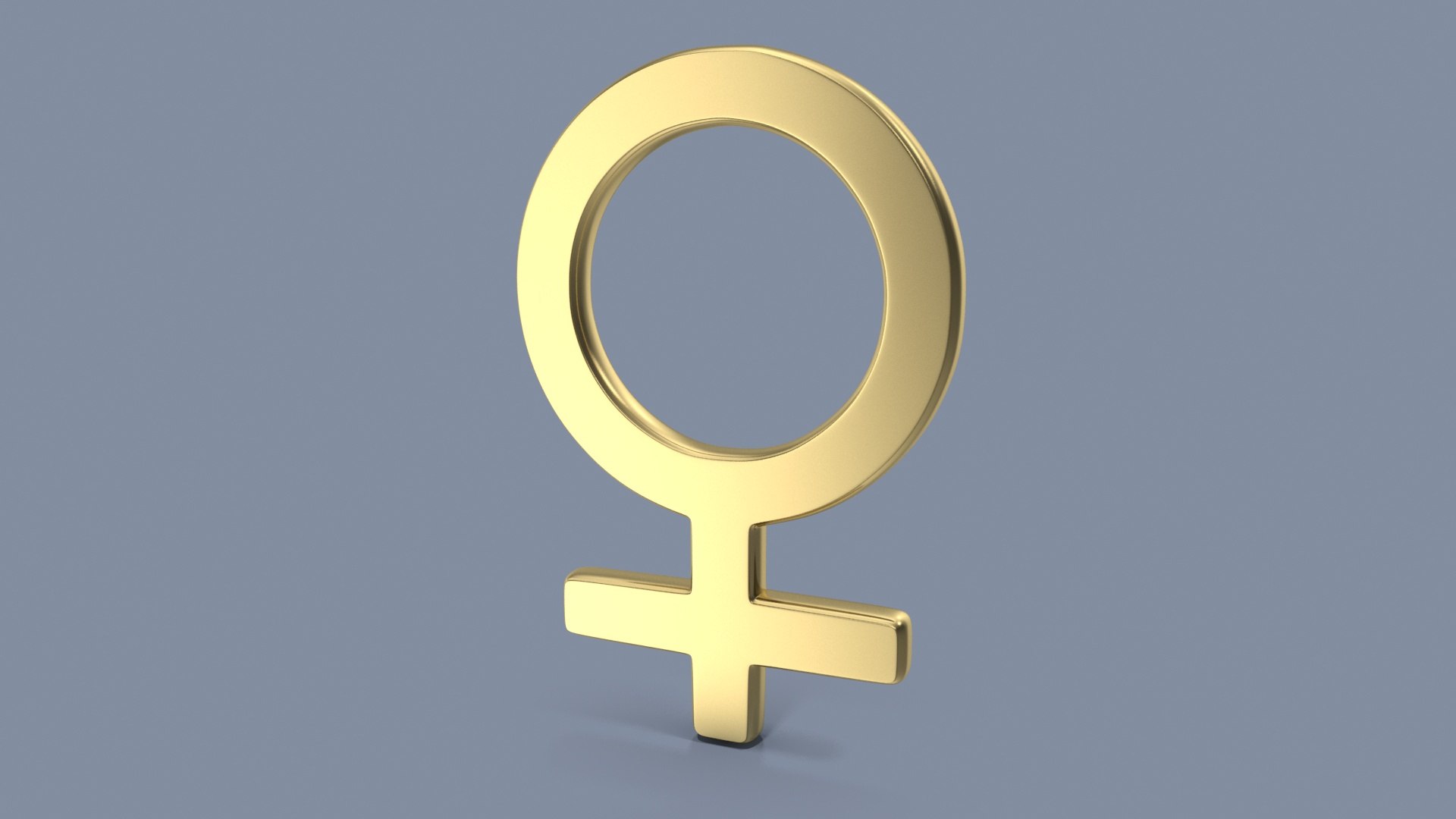 Venus Astrological Symbols Gold 3D - TurboSquid 2060785