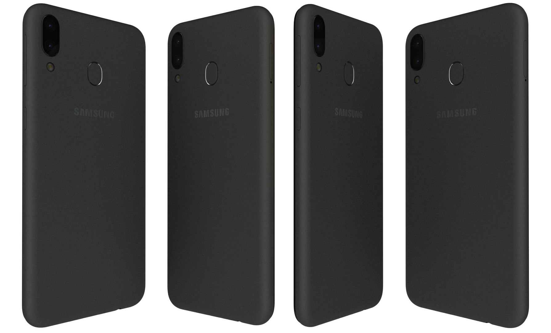 Samsung galaxy m20 blue 3D model - TurboSquid 1379476