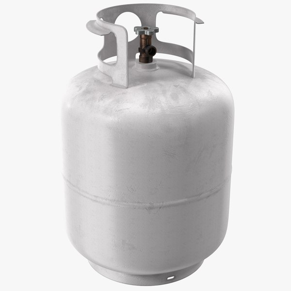 Small Gas Cylinder Dusty 3D - TurboSquid 1818476