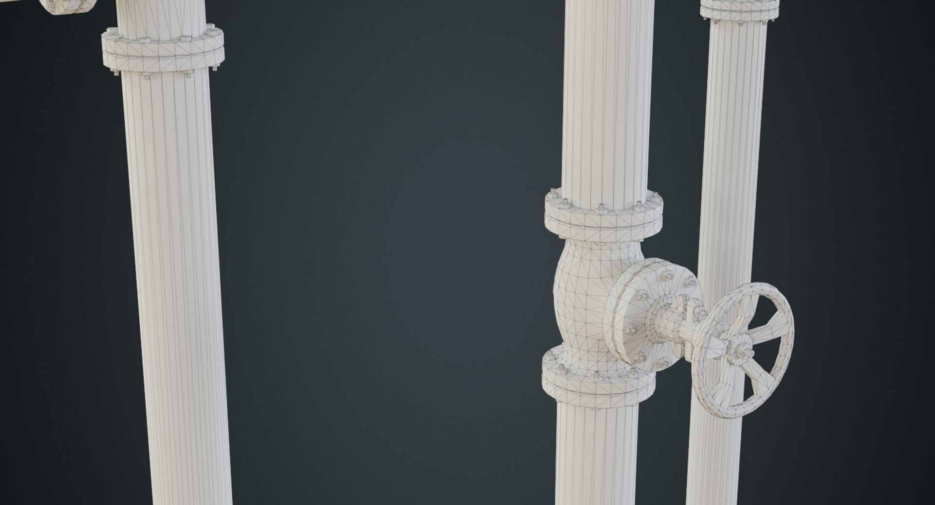 Industrial Pipes 2d 3D Model - TurboSquid 1385579