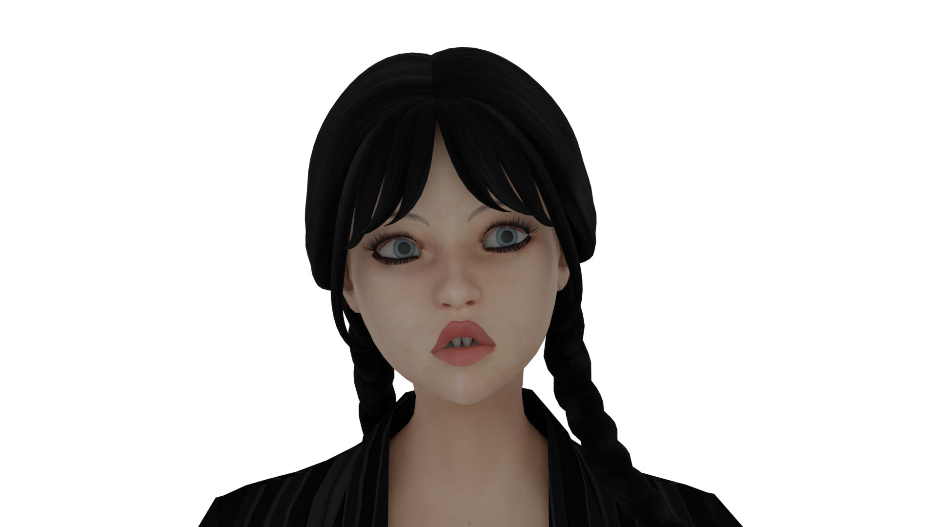 Wednesday Caricature model - TurboSquid 2133775