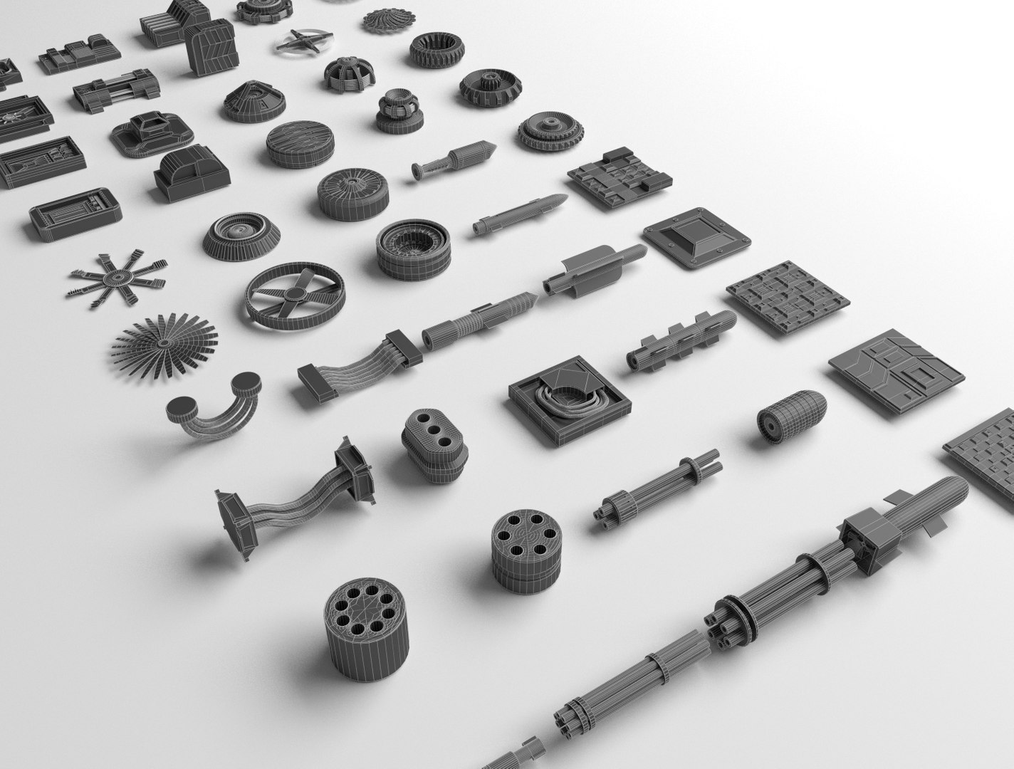 Technical Parts 3d 3ds