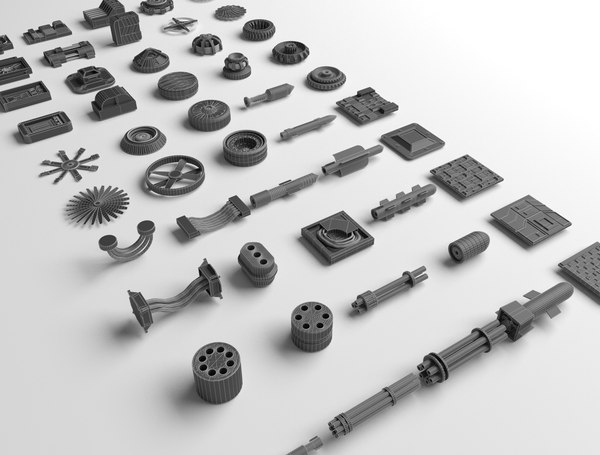 technical parts 3d 3ds