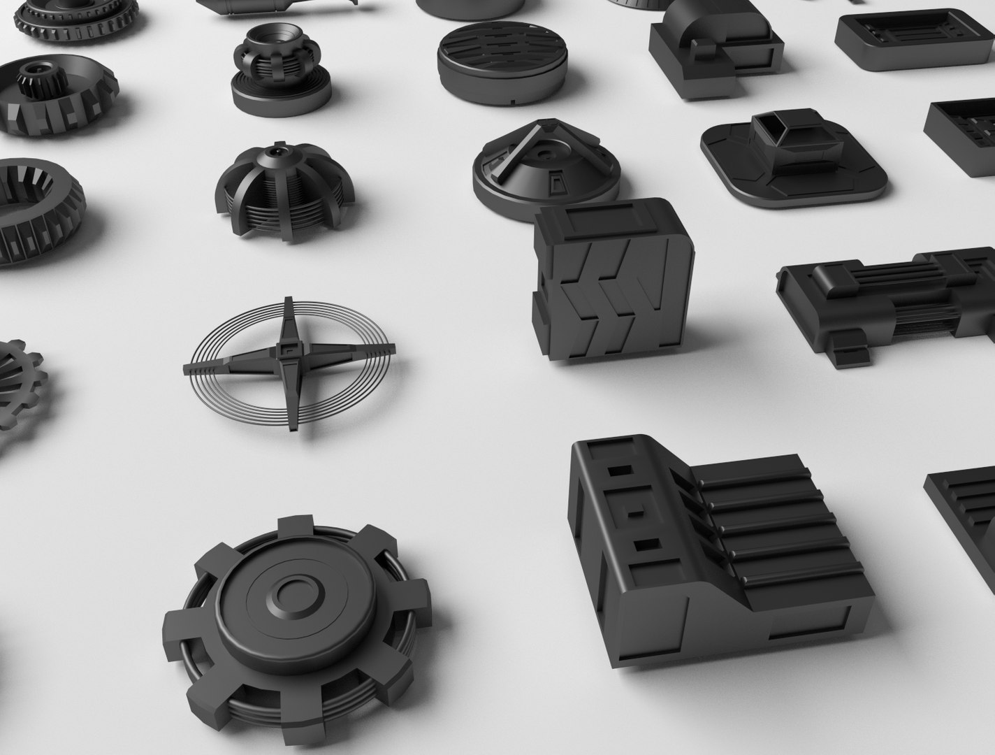 Technical Parts 3d 3ds