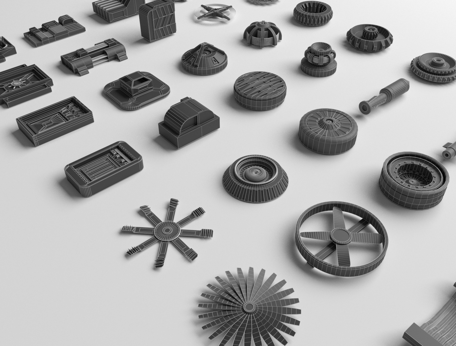 technical parts 3d 3ds