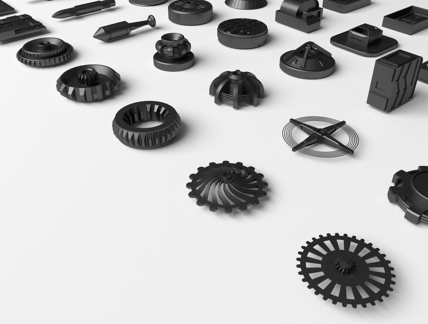 technical parts 3d 3ds