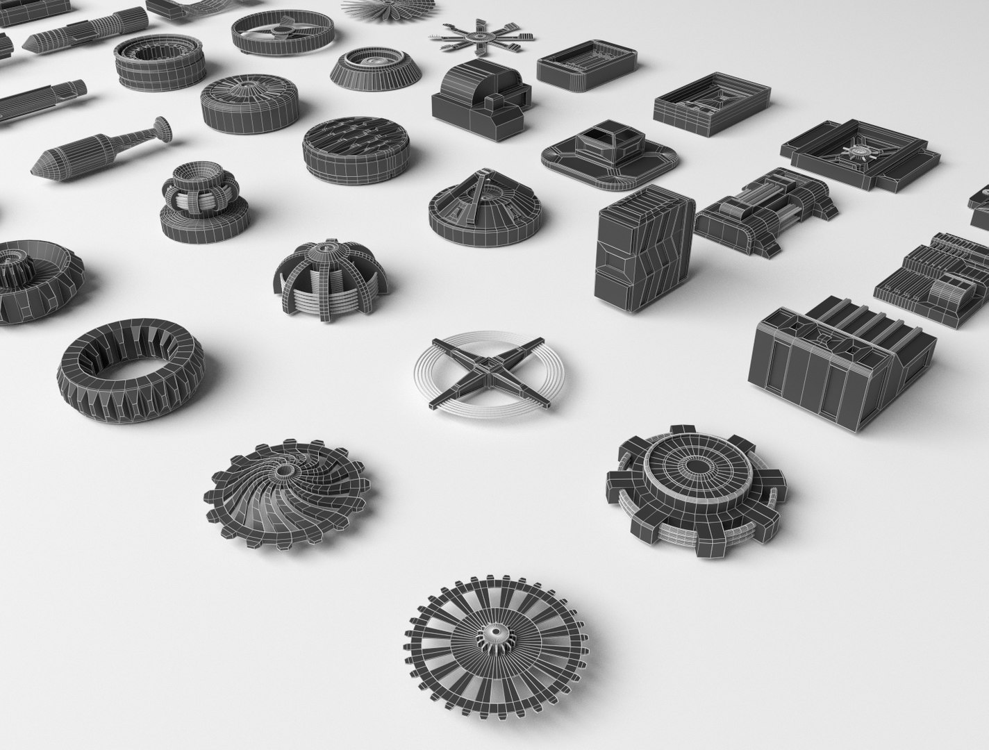 Technical Parts 3d 3ds