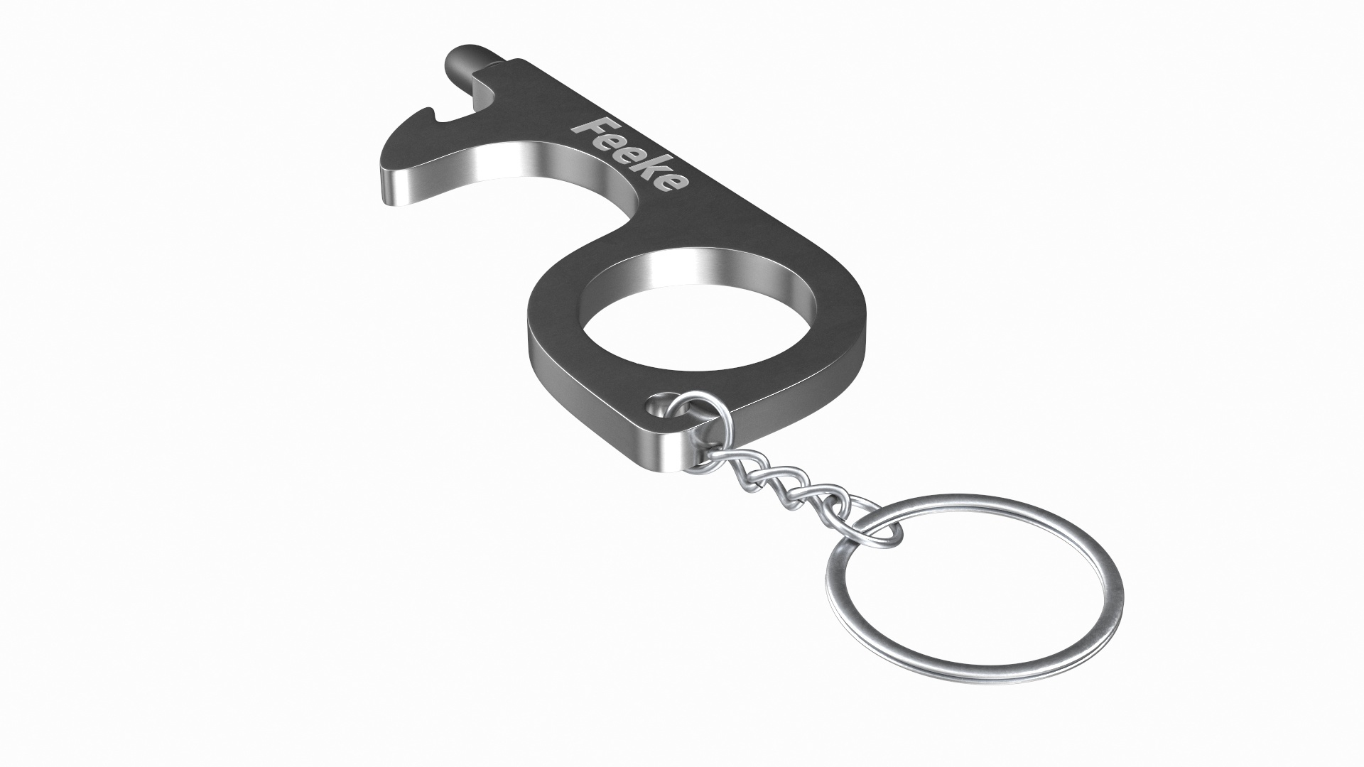 Feeke touch tool silver 3D - TurboSquid 1625845