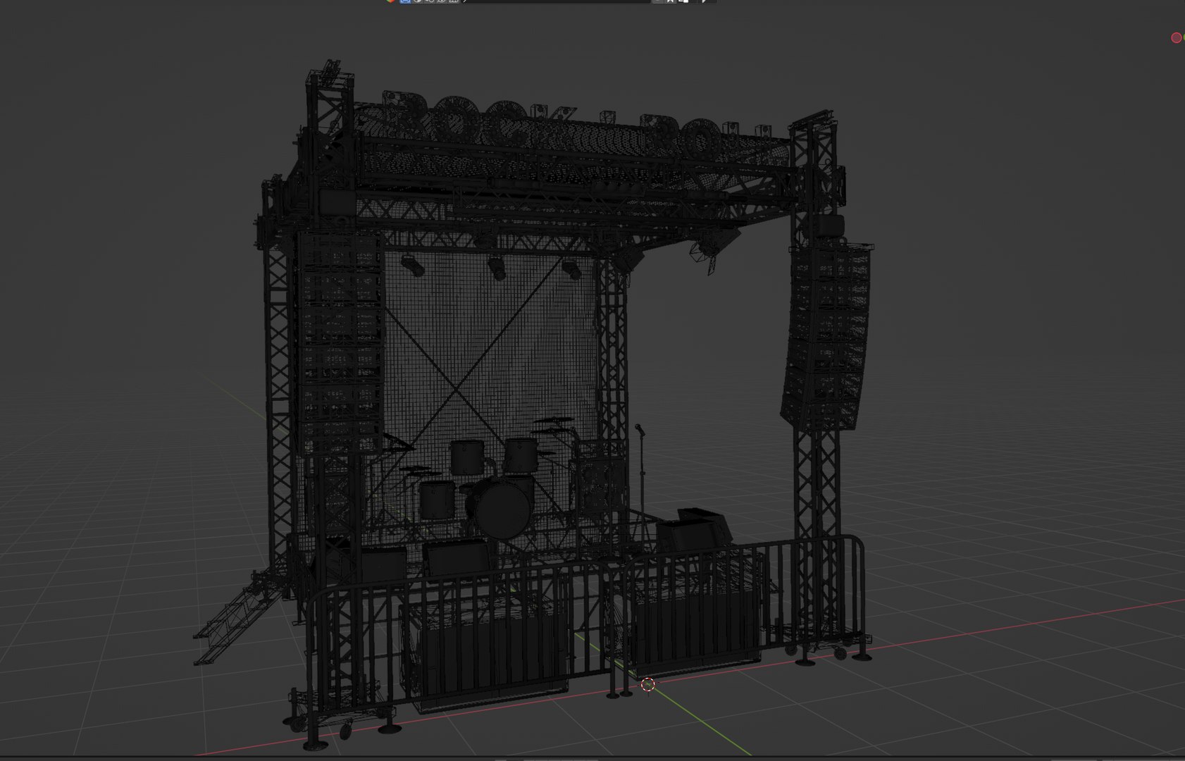 3D Stage Model - TurboSquid 2292368