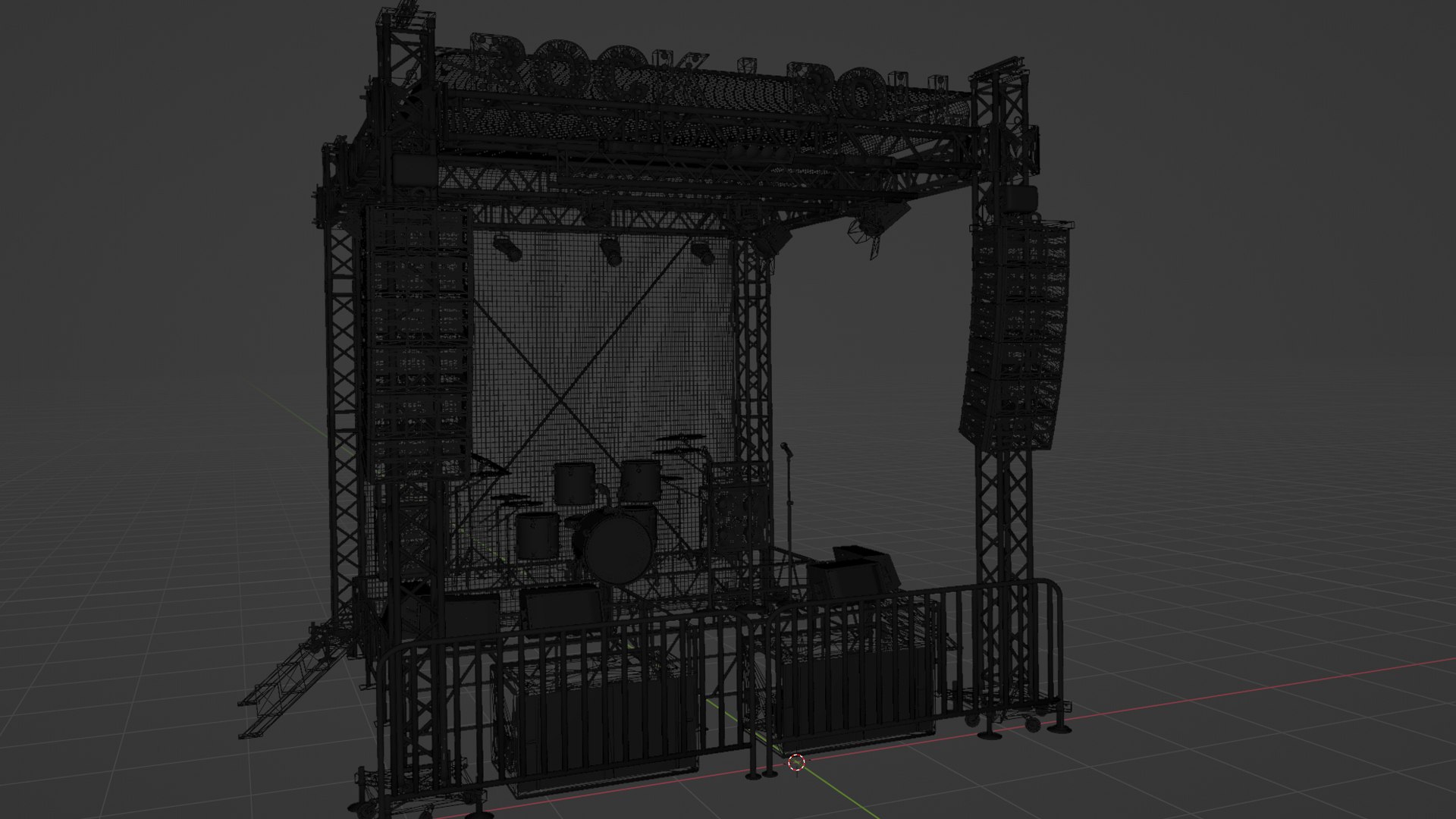 3D Stage Model - TurboSquid 2292368