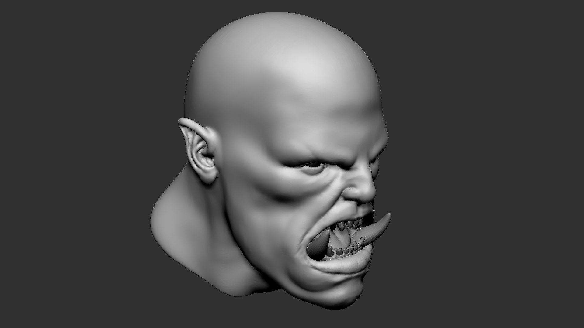 Orc Head Concept 3D - TurboSquid 1706336