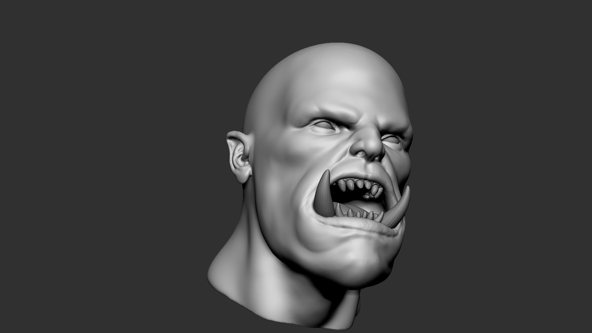 Orc Head Concept 3D - TurboSquid 1706336