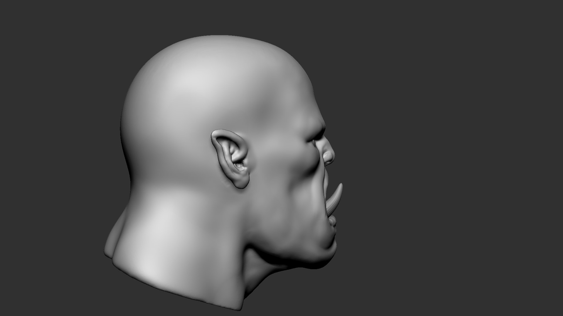 Orc Head Concept 3D - TurboSquid 1706336