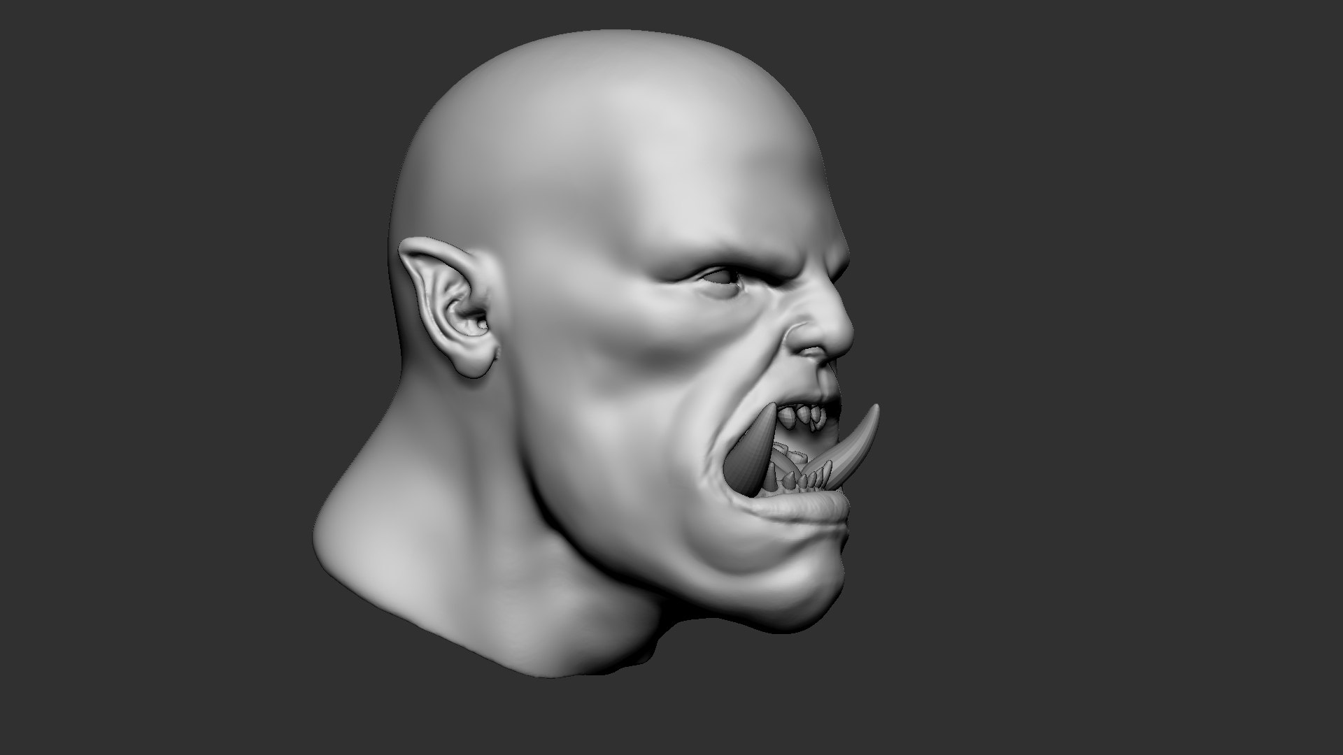 Orc Head Concept 3D - TurboSquid 1706336