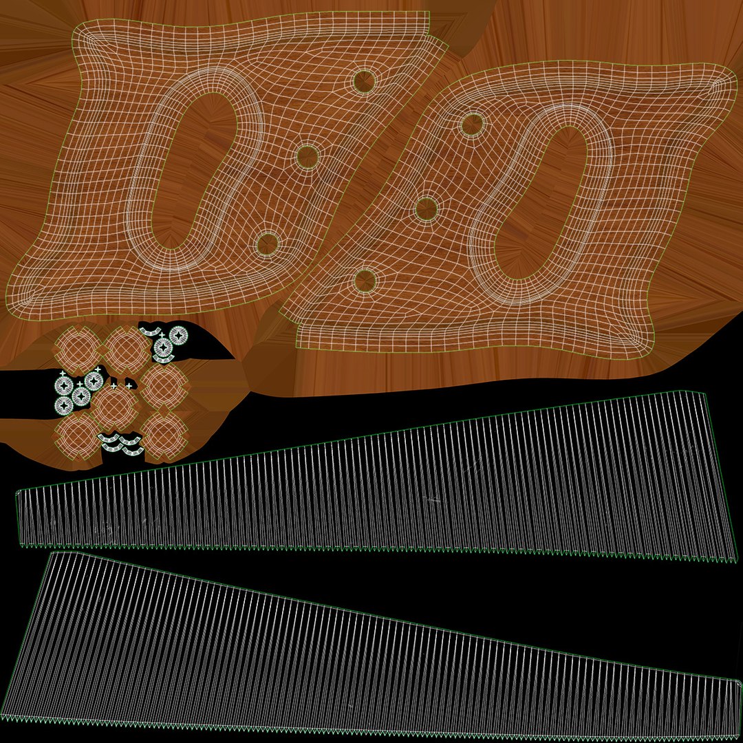 Saw 8K PBR Textures 3D - TurboSquid 1954021