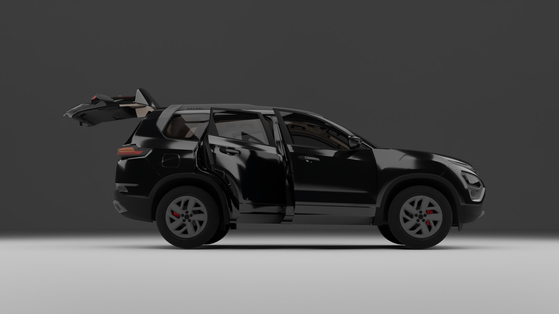 Tata Safari Model - TurboSquid 2503885