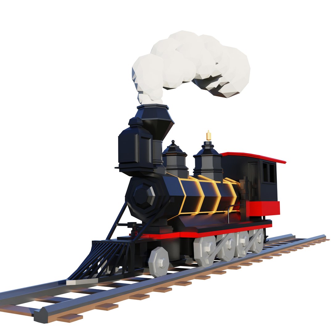 Train Blender Track 3D Model - TurboSquid 1595671