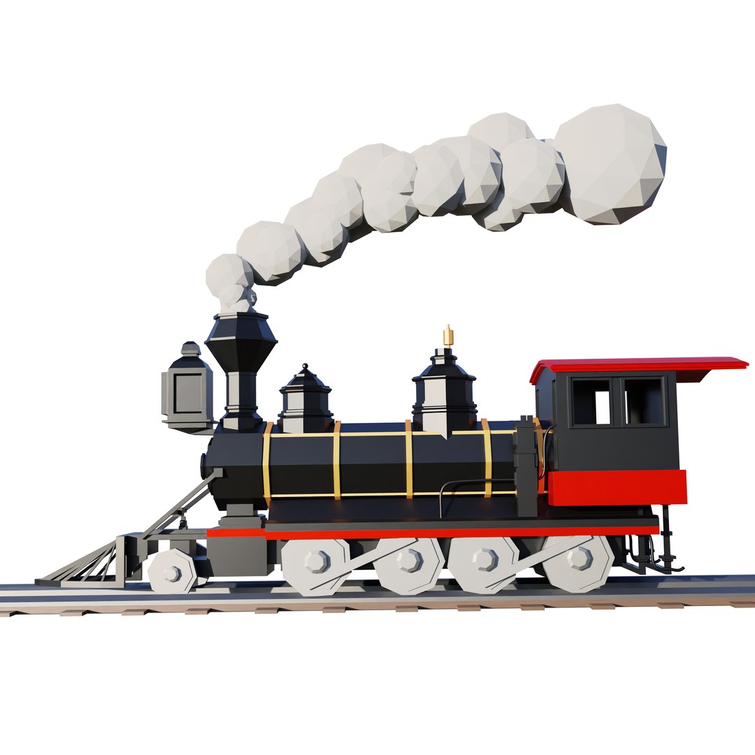 Train Blender Track 3D Model - TurboSquid 1595671