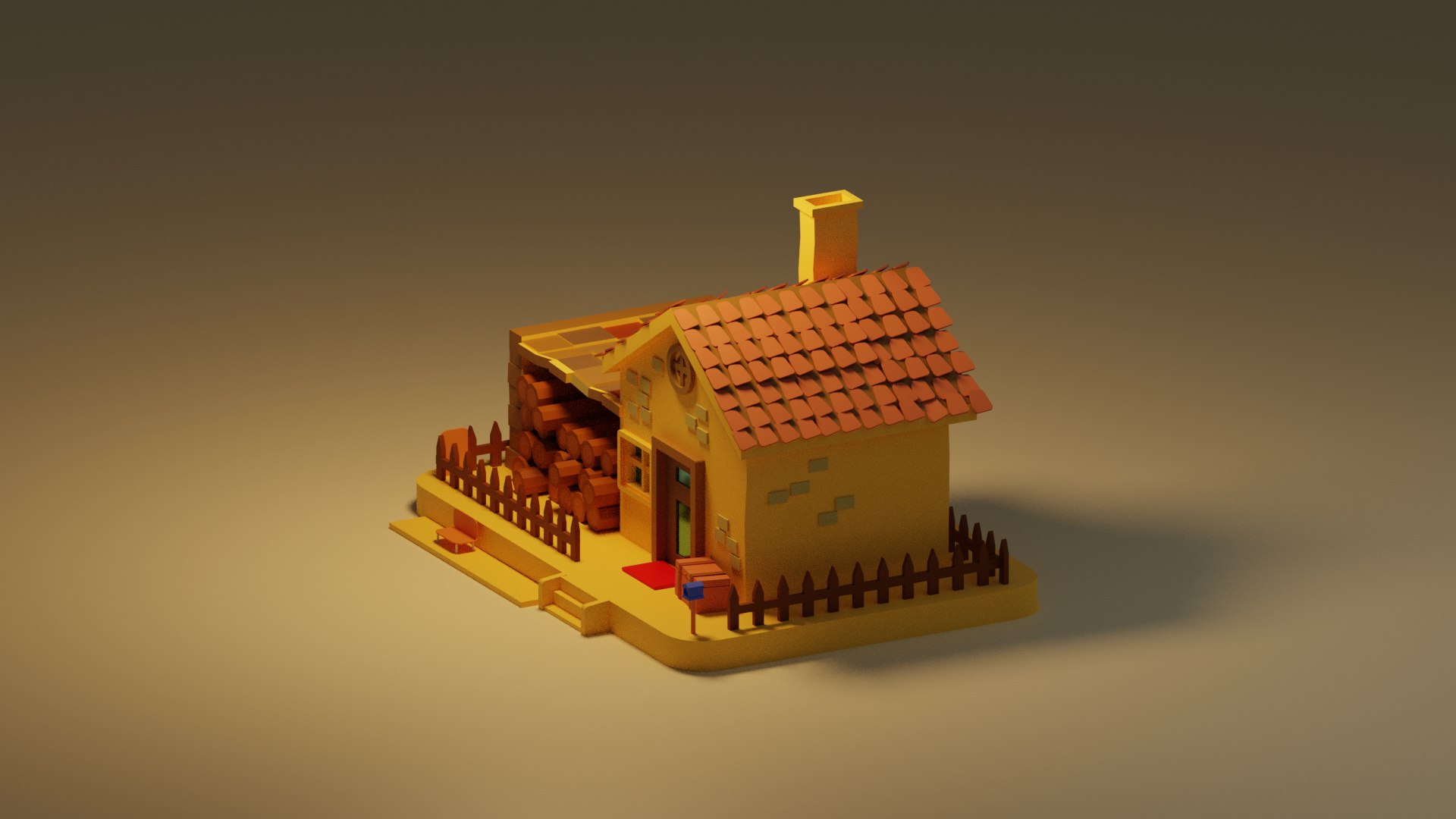 3D Stardew Like House Model Blender 3D Model - TurboSquid 1820114