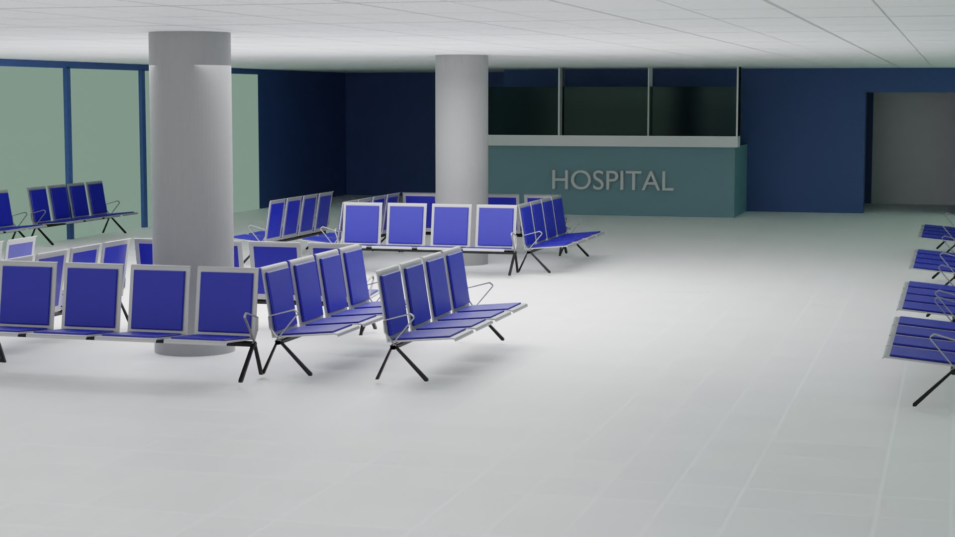 3D Hospital Interior - TurboSquid 1923957