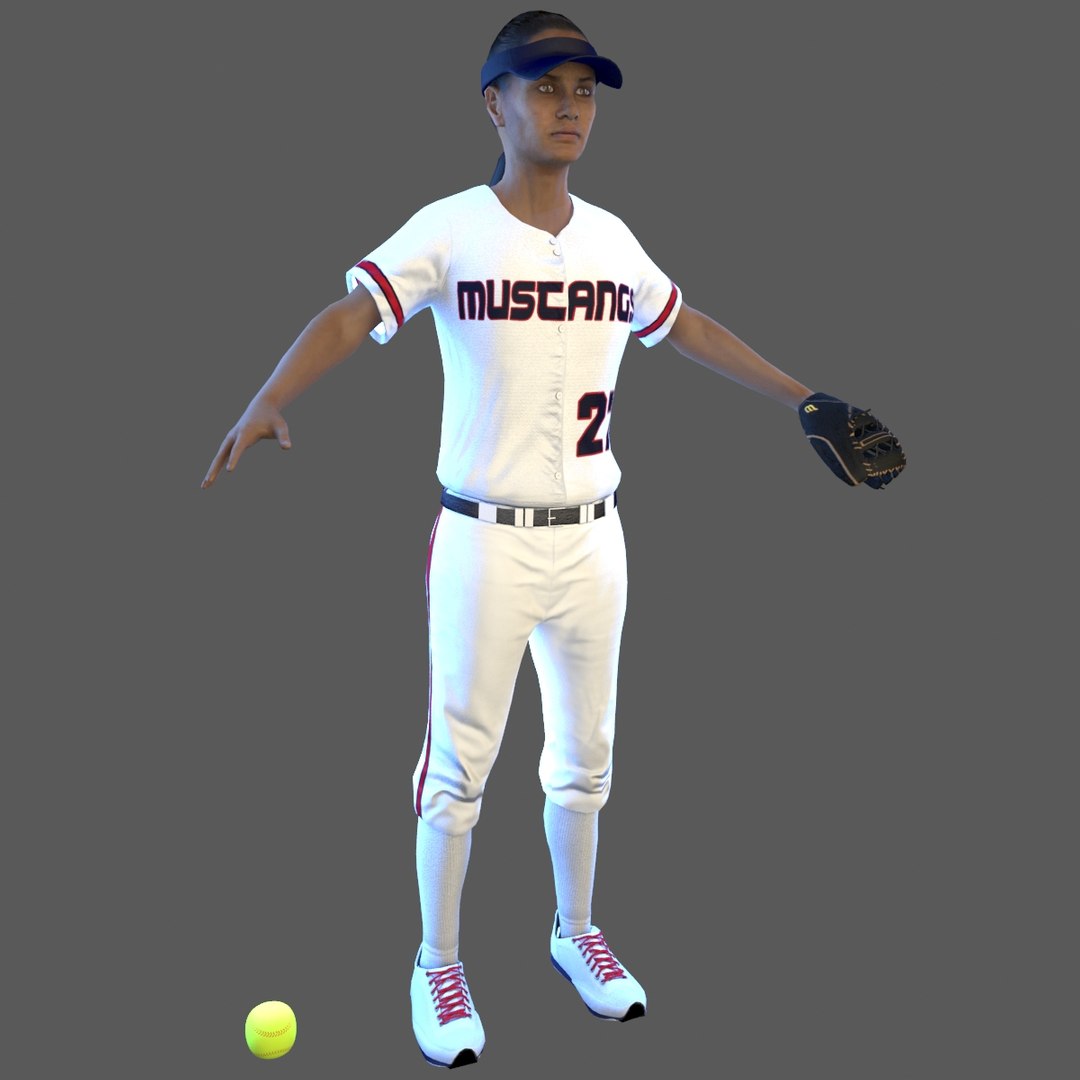 Softball ball 3D model - TurboSquid 1470944
