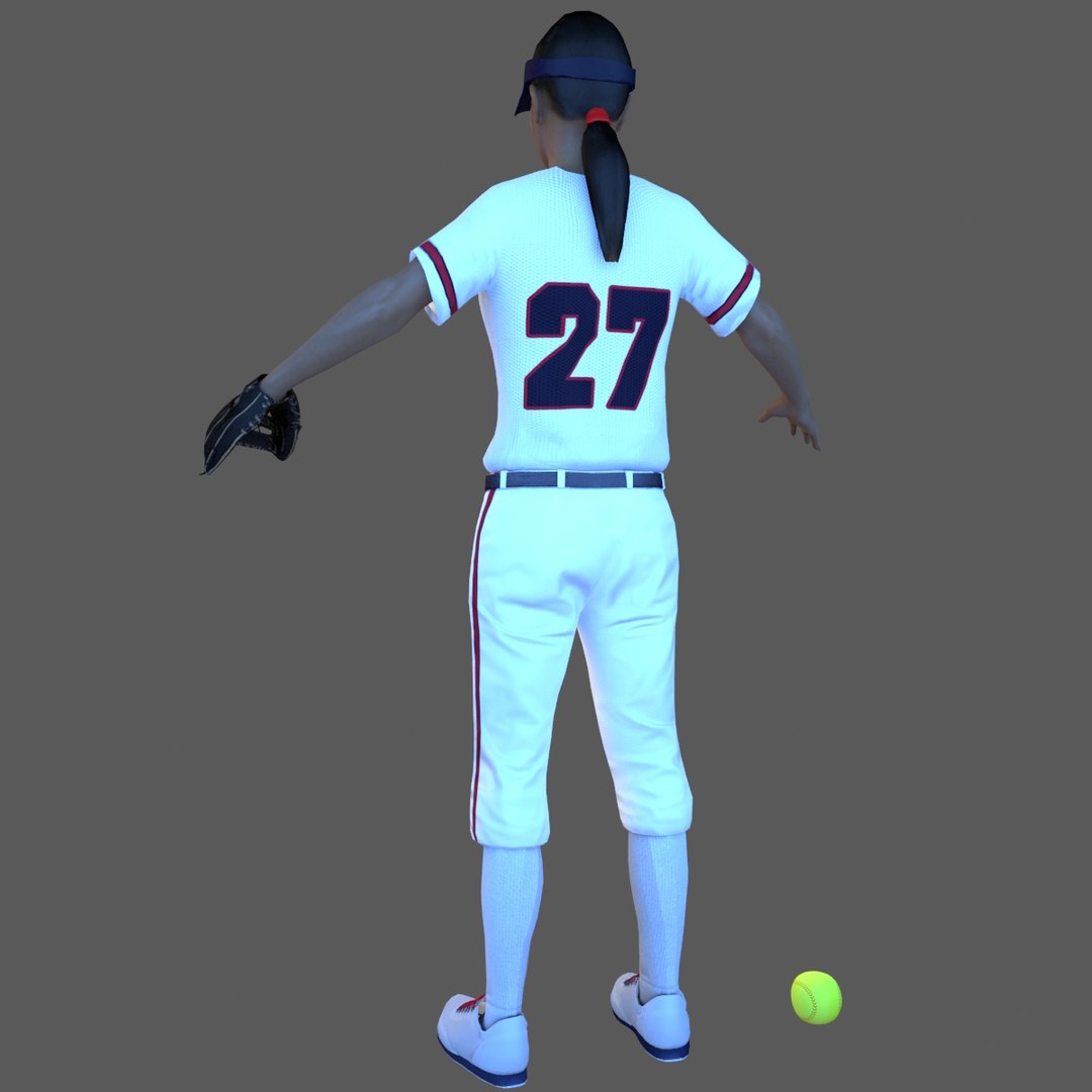 Softball Ball 3D Model - TurboSquid 1470944