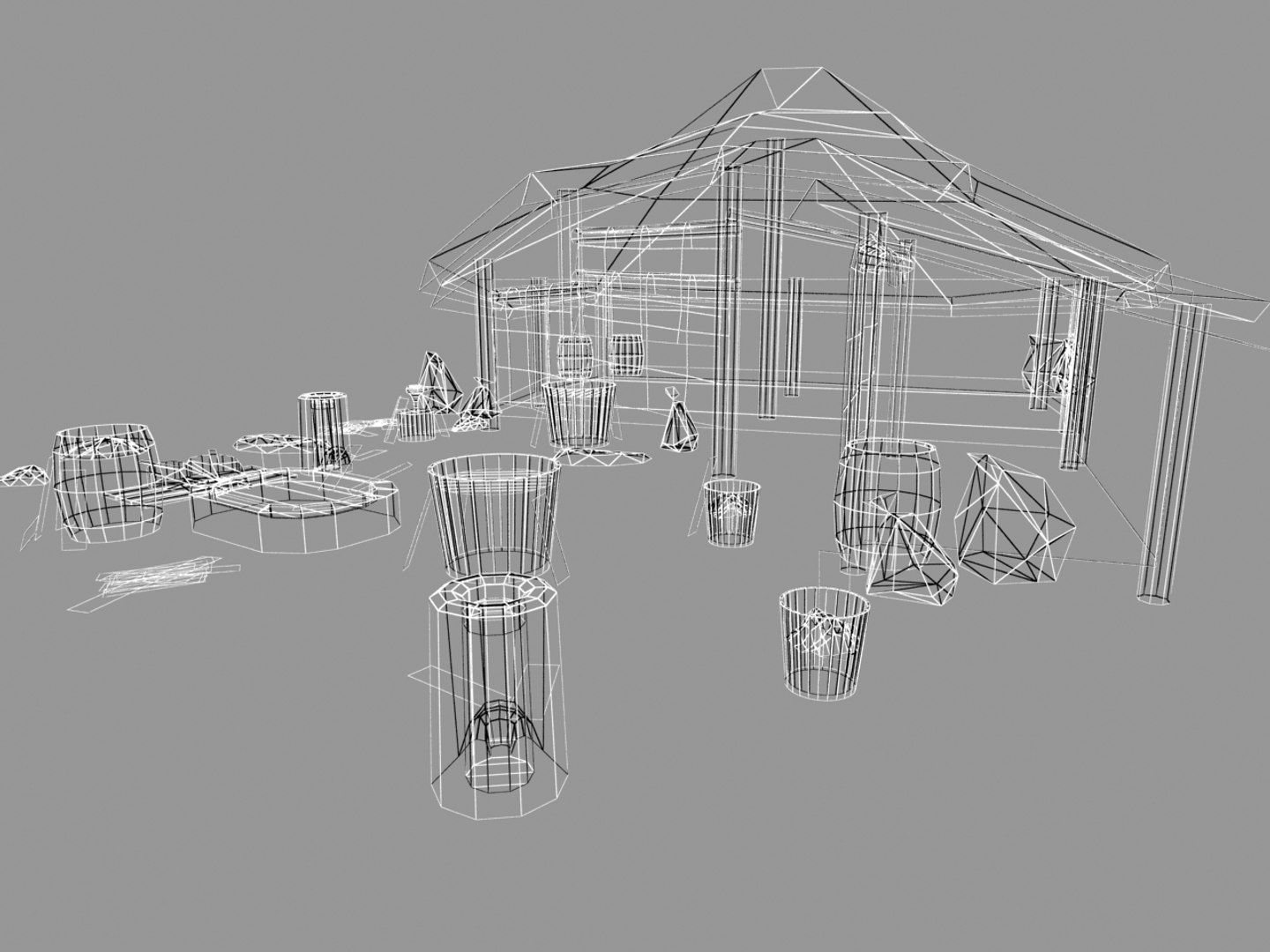 Early Medieval Blacksmith 3d Model