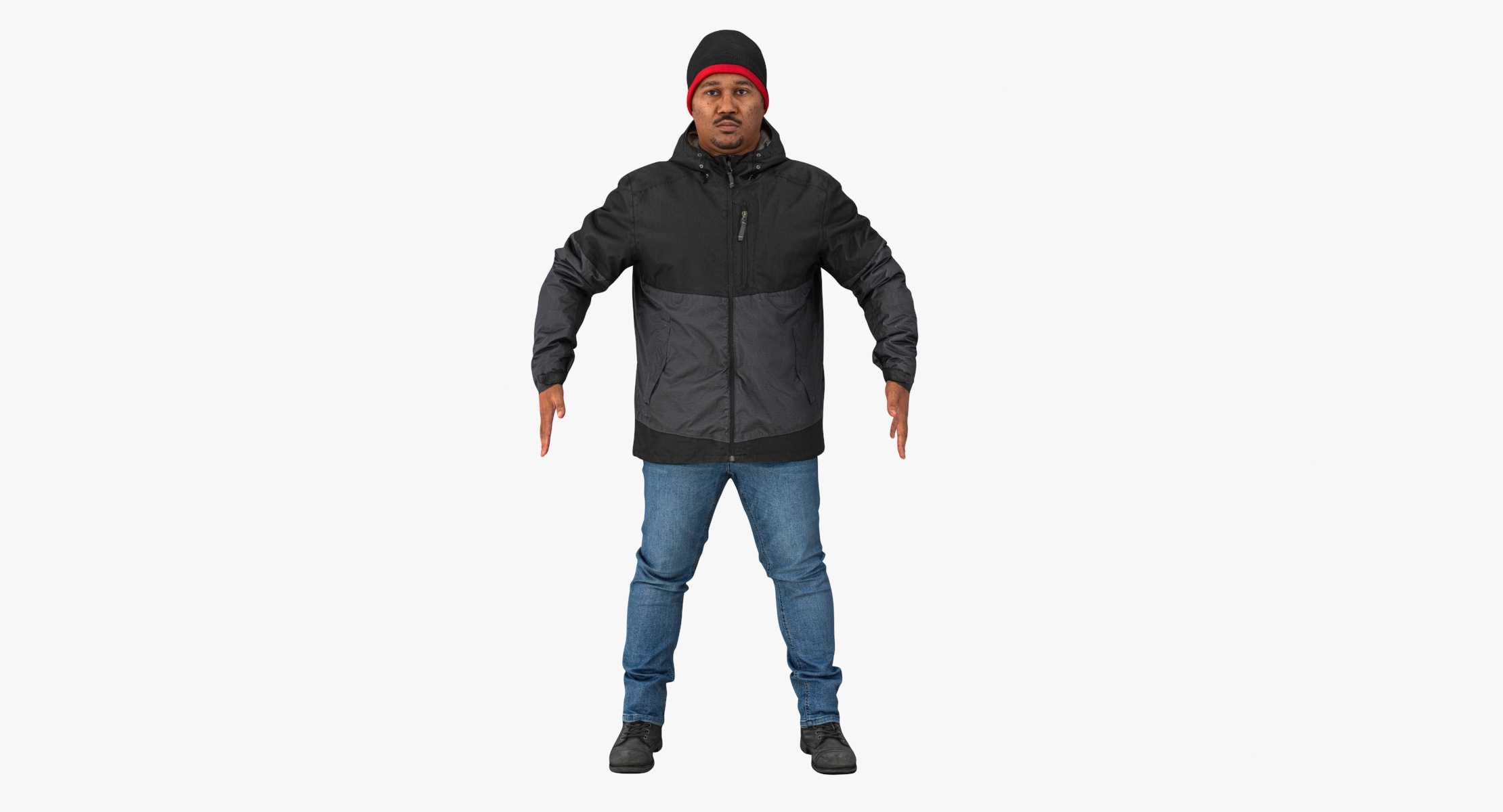 3D Benjamin Casual Winter A Pose model - TurboSquid 1957955