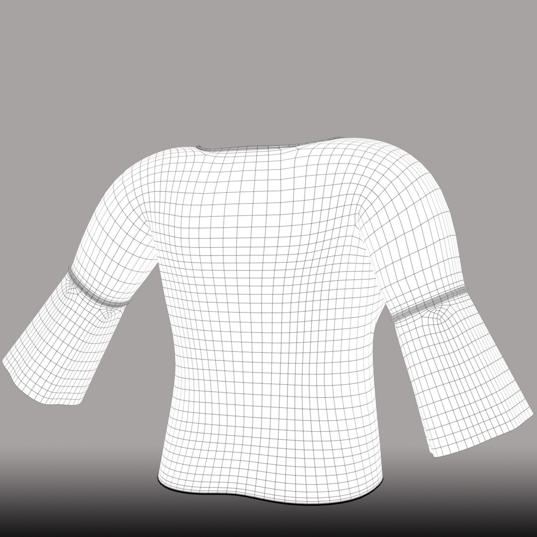 Female blue 3D model - TurboSquid 1432615