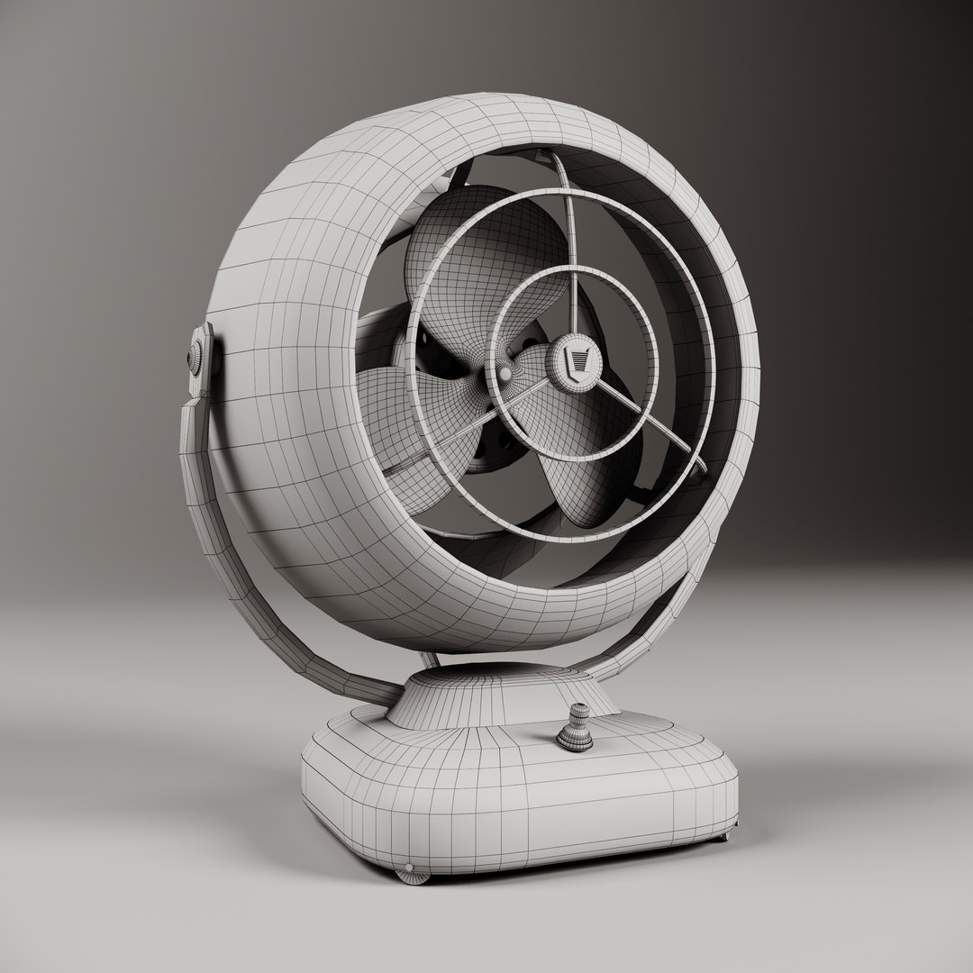 Retro Fan Vornado 3D Model - TurboSquid 1687012