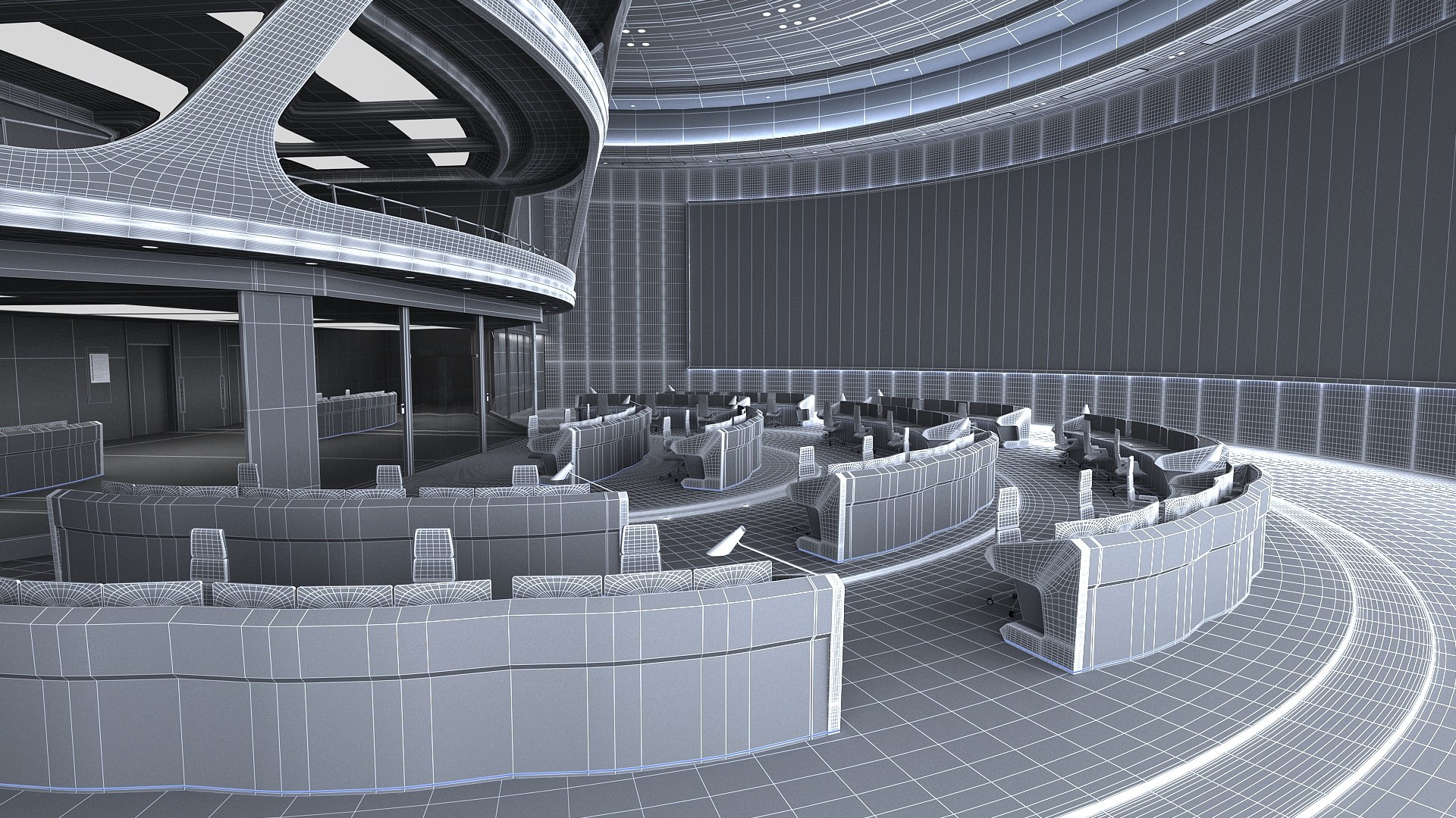 3D Monitoring Center Command Center1 Model - TurboSquid 2170824