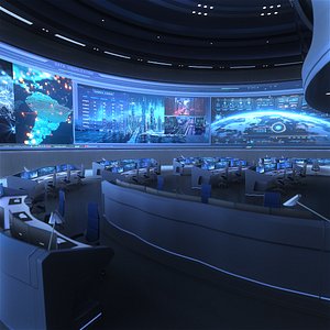 3D Control Room Models - Browse & Download Formats - TurboSquid