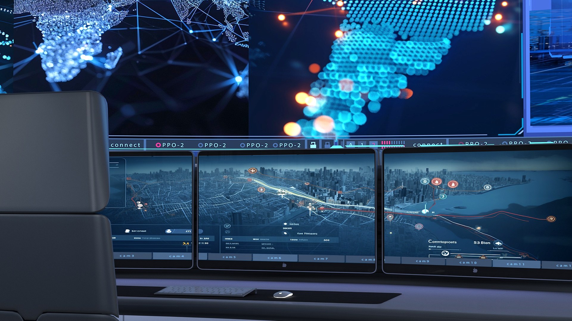3D Monitoring Center Command Center1 Model - TurboSquid 2170824