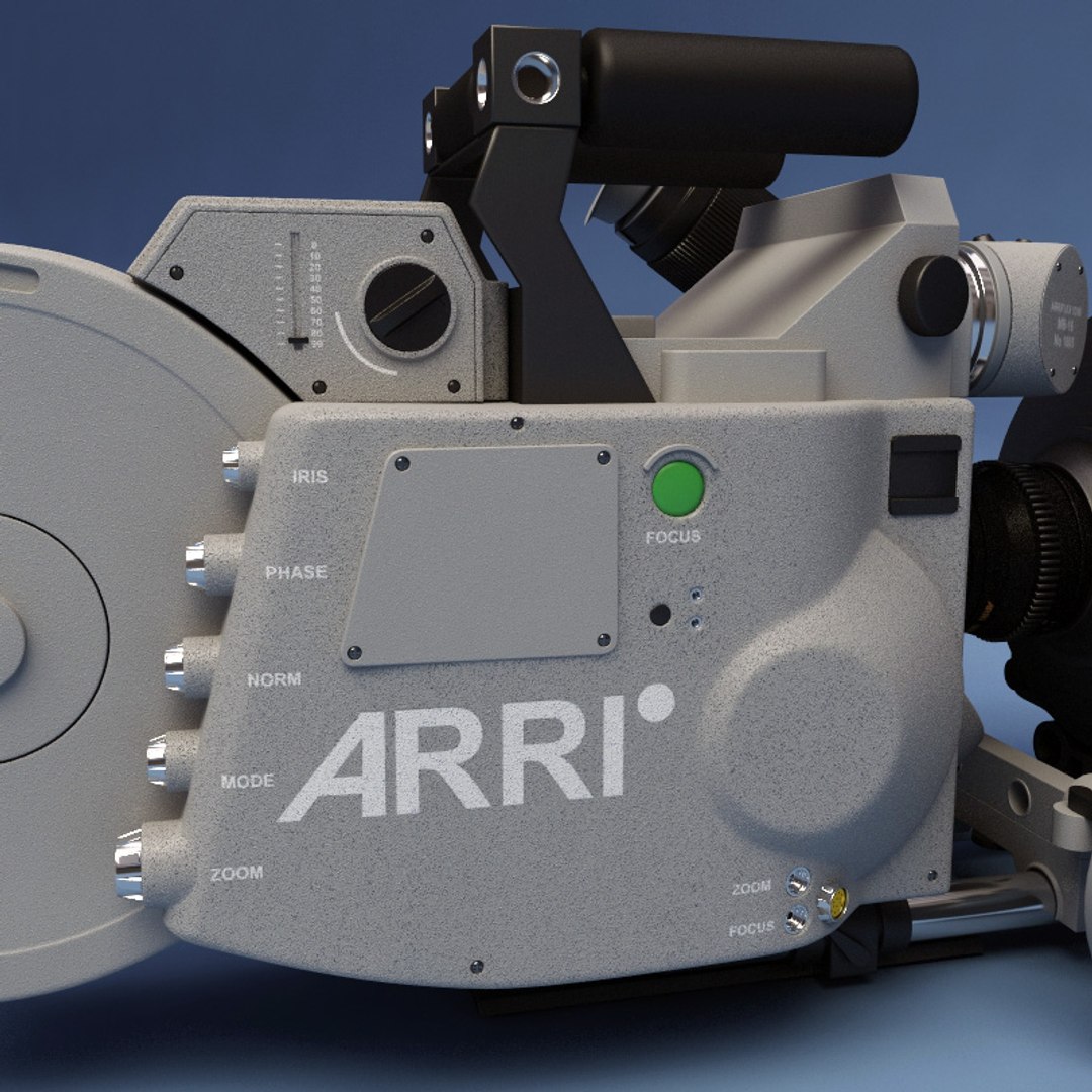 film camera ariflex 535b 3d model