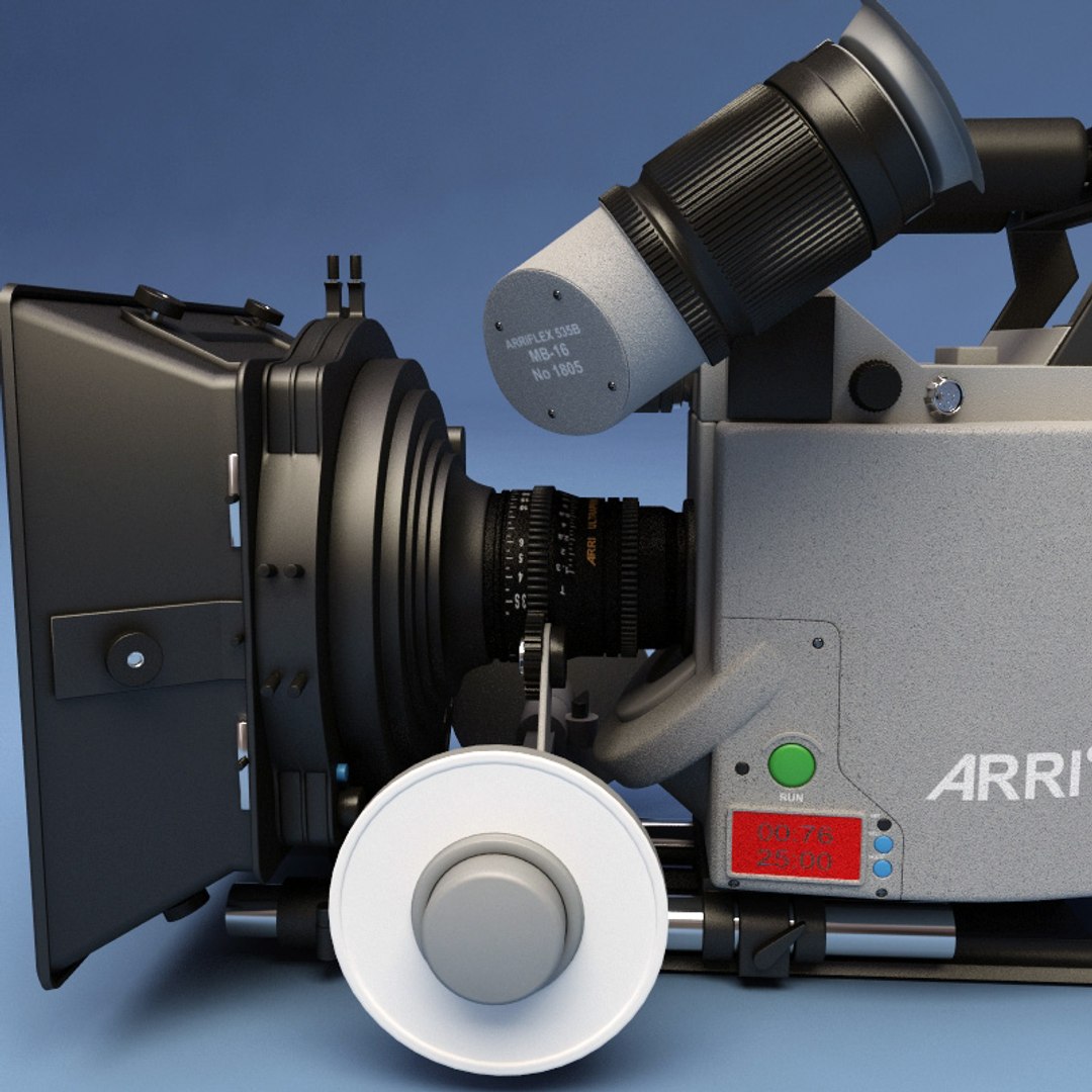 film camera ariflex 535b 3d model