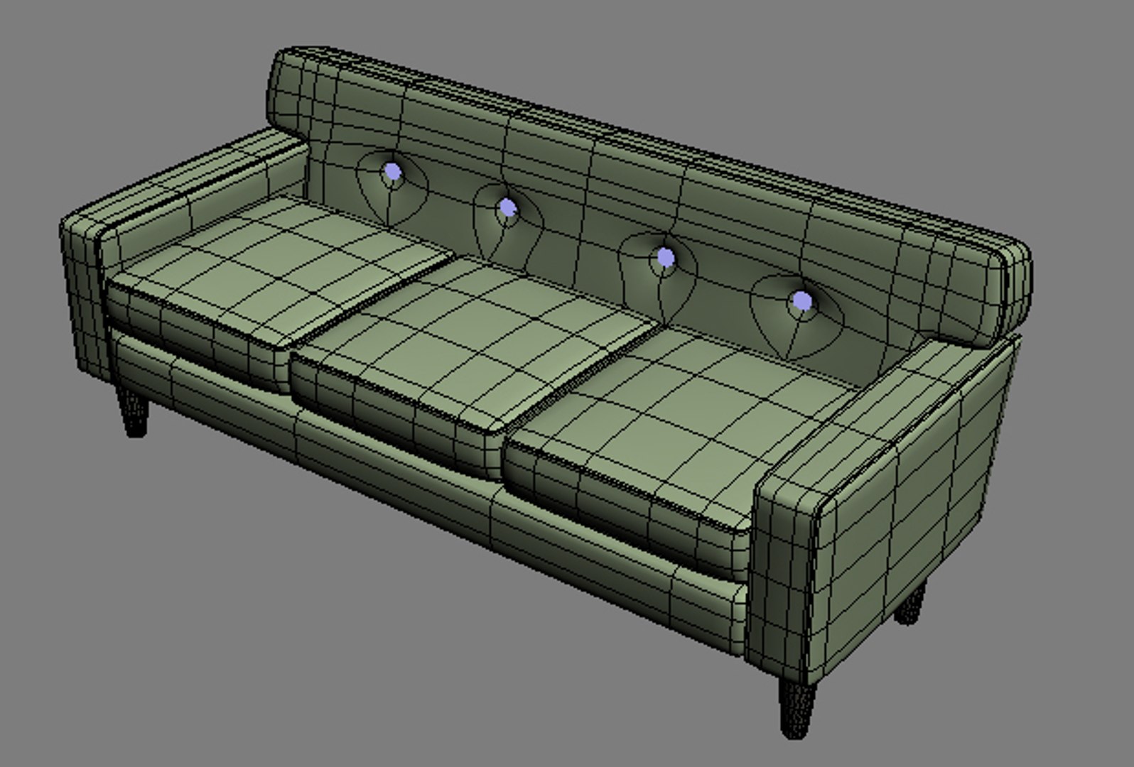 3ds Max Couch Classy