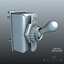 3d vintage toggle switch model