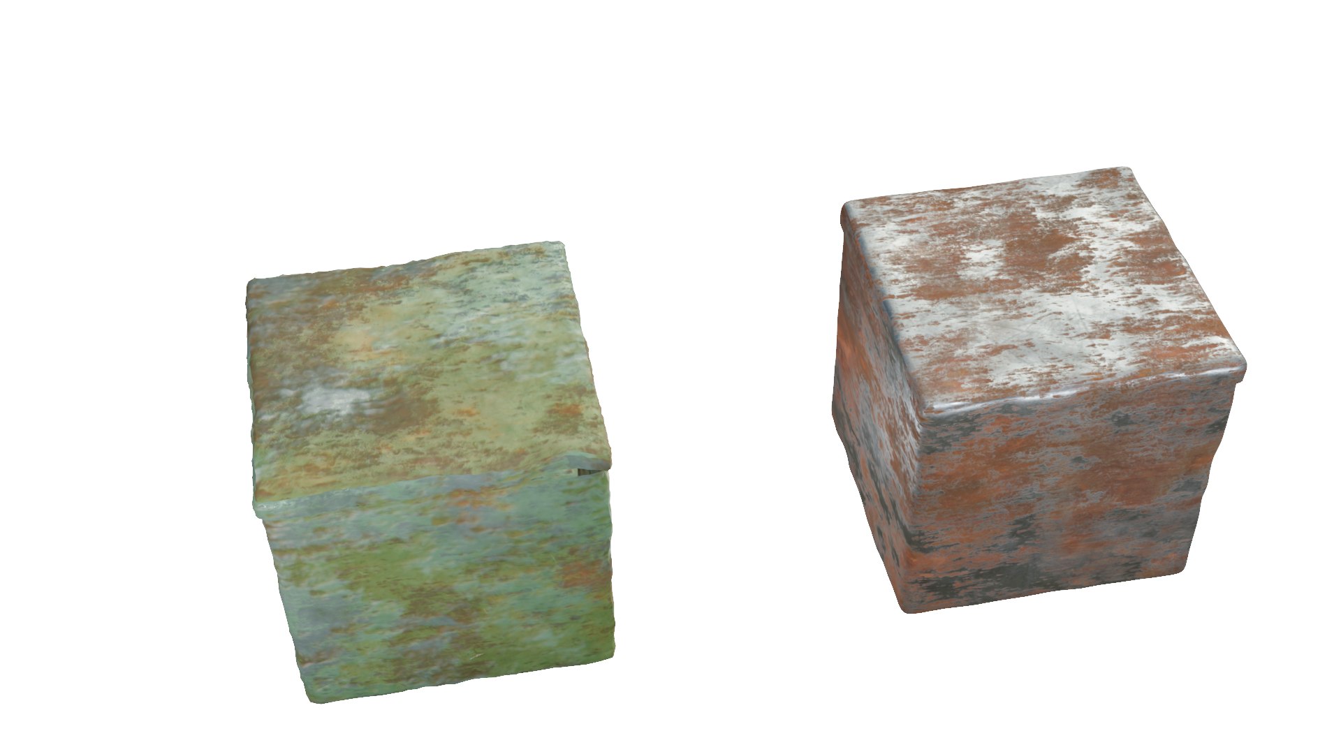 Old rusty metal box 3D model - TurboSquid 2124005