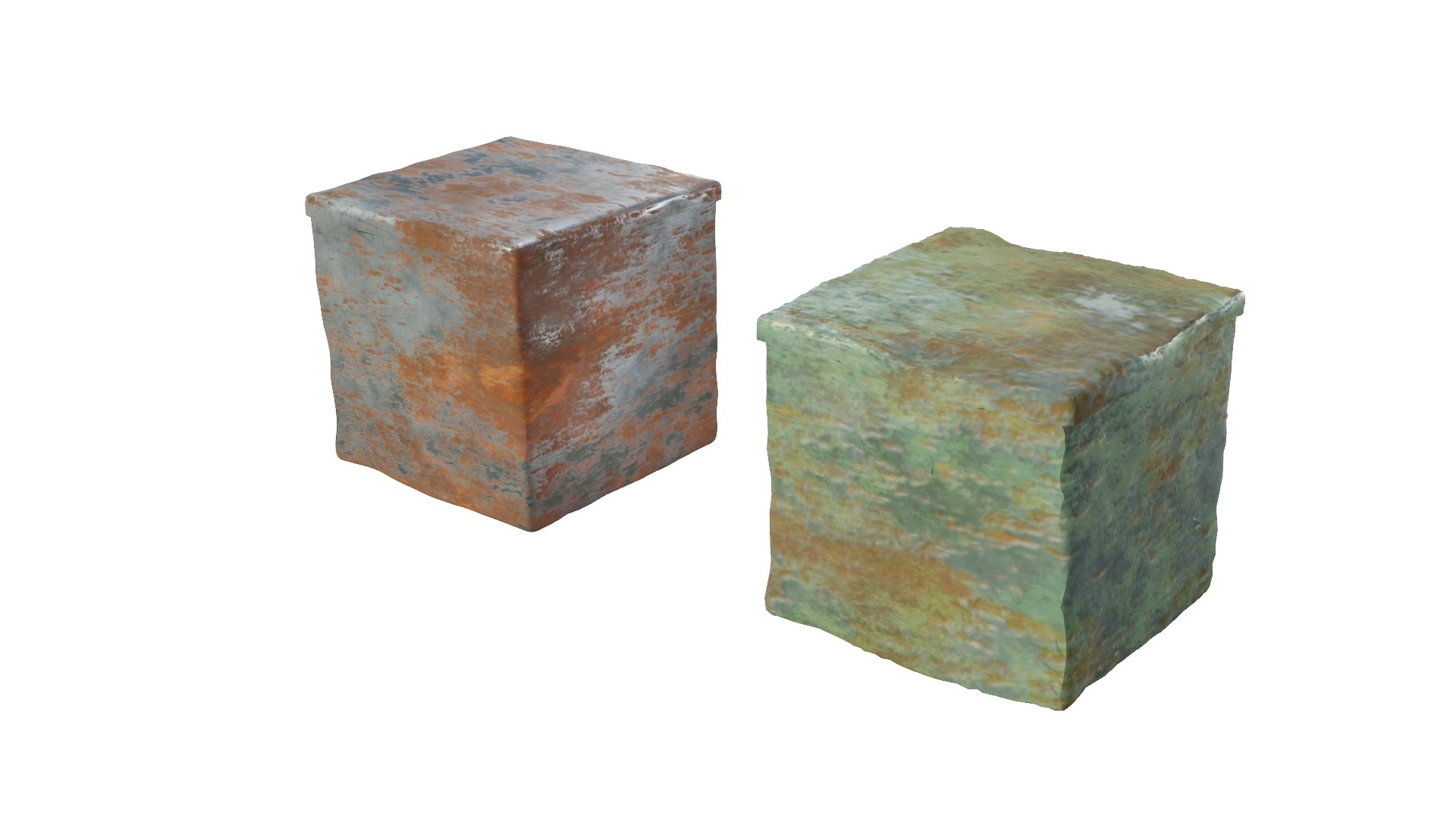Old rusty metal box 3D model - TurboSquid 2124005
