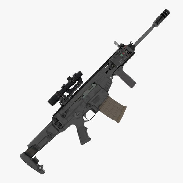 modelo 3d Fusil de asalto R6 ARX200 - TurboSquid 2350542