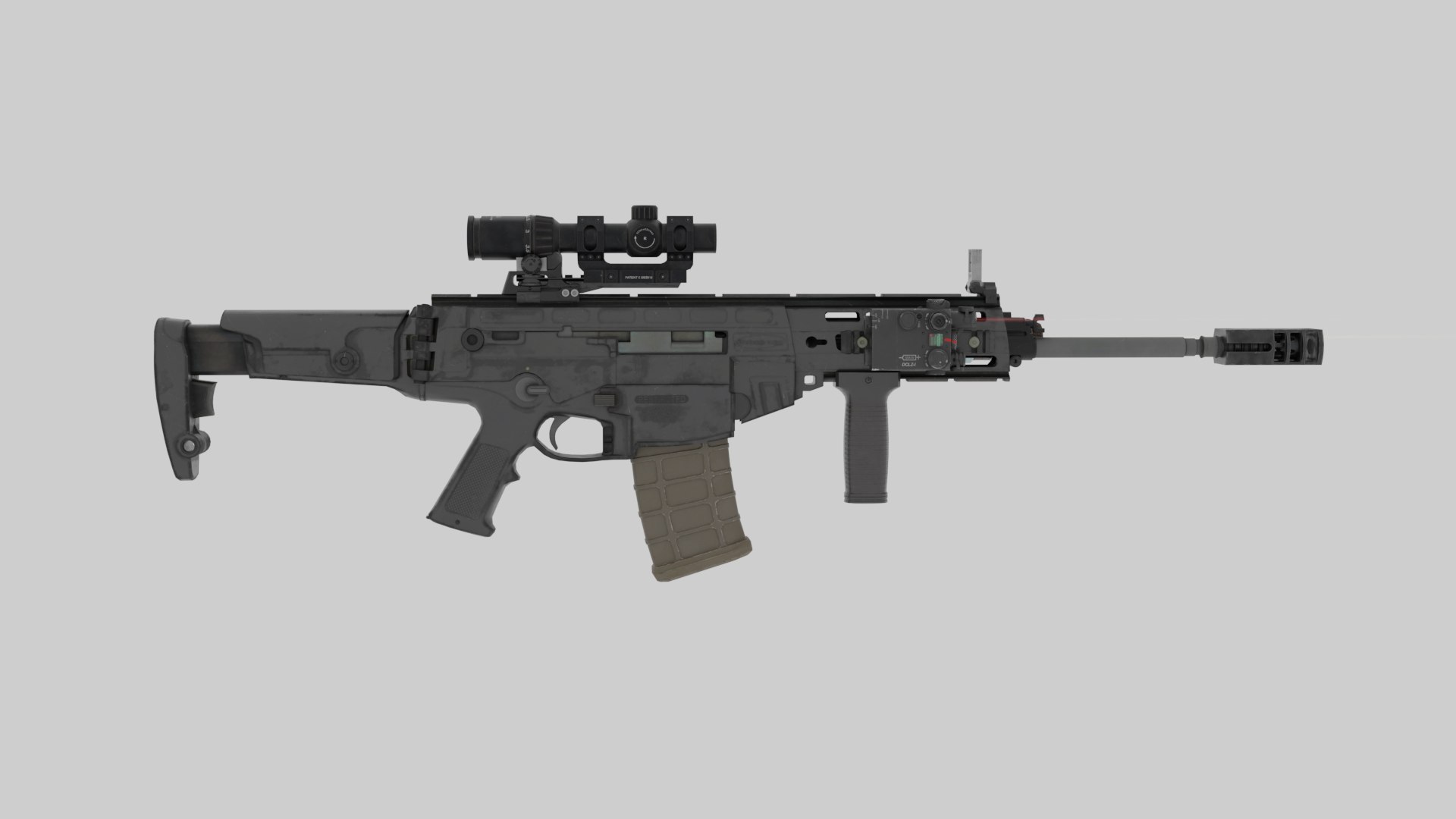 R6 ARX200 Assault Rifle 3D Model - TurboSquid 2350542