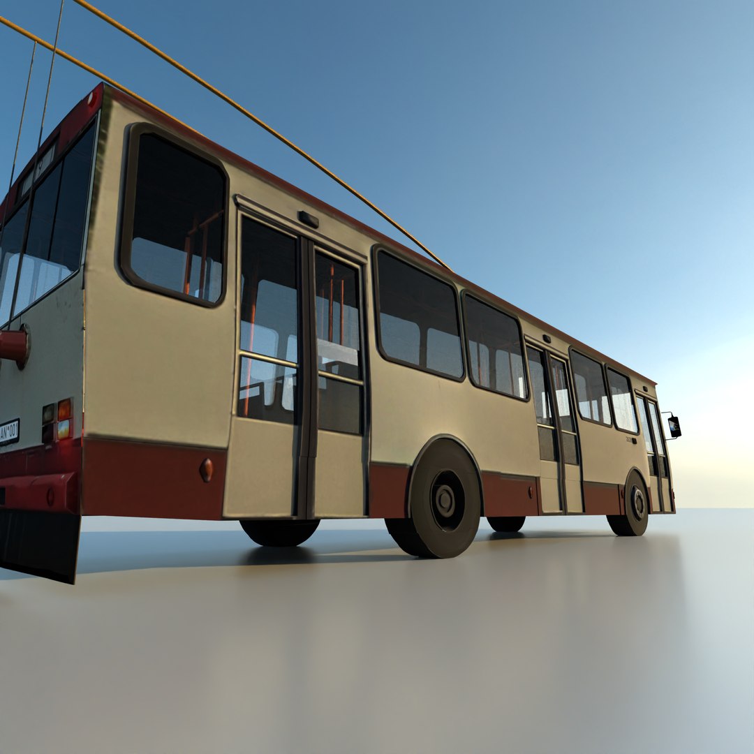 3D Soviet Trolleybus - TurboSquid 2096748