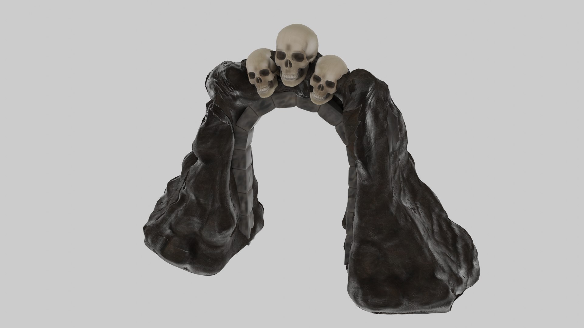 Mid Poly Skull Portal 3D model - TurboSquid 2177612