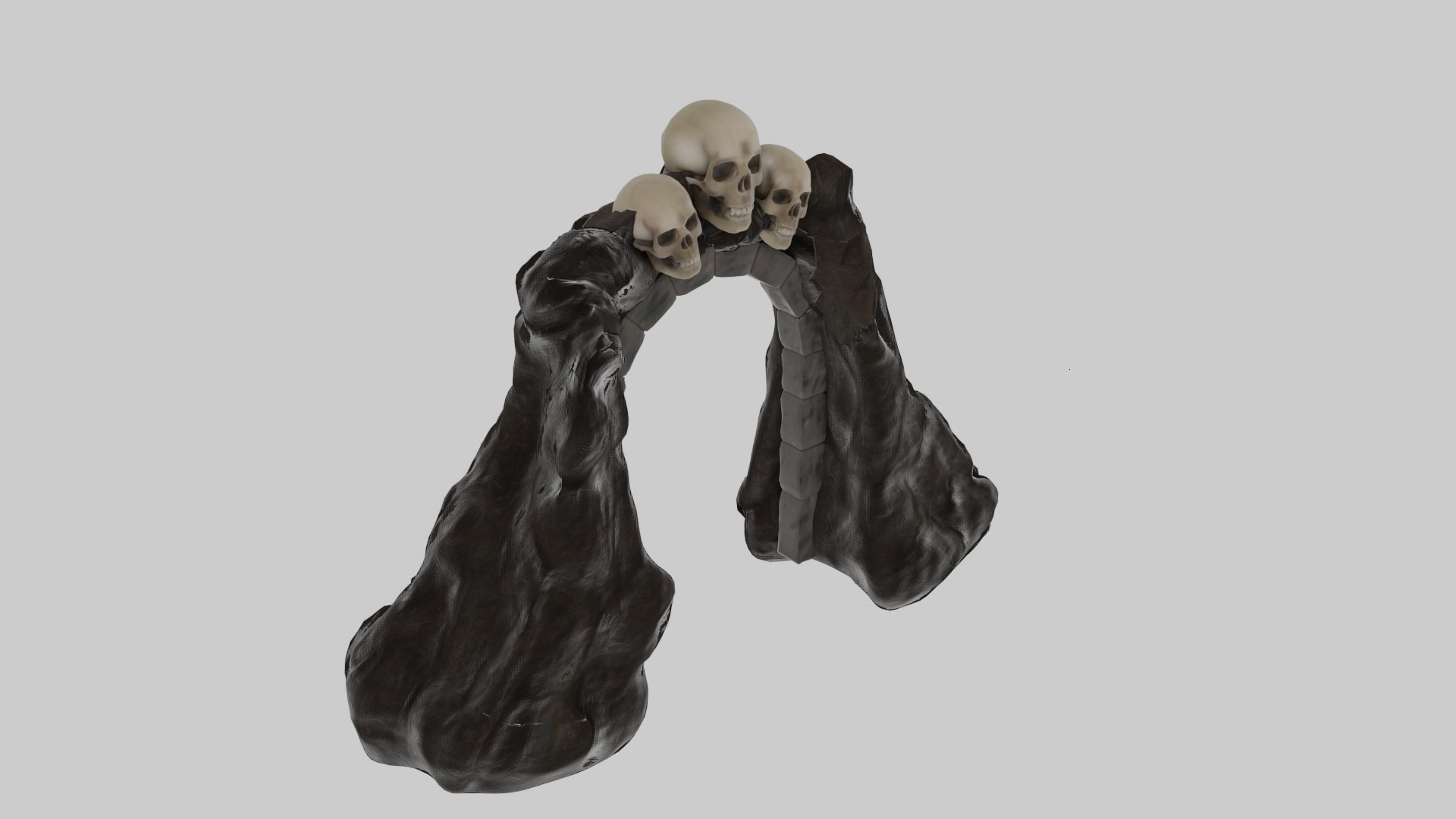 Mid Poly Skull Portal 3D model - TurboSquid 2177612