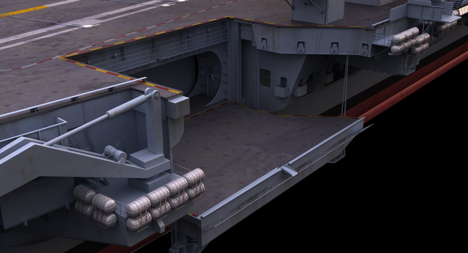 uss george washington aircraft carrier 3d model