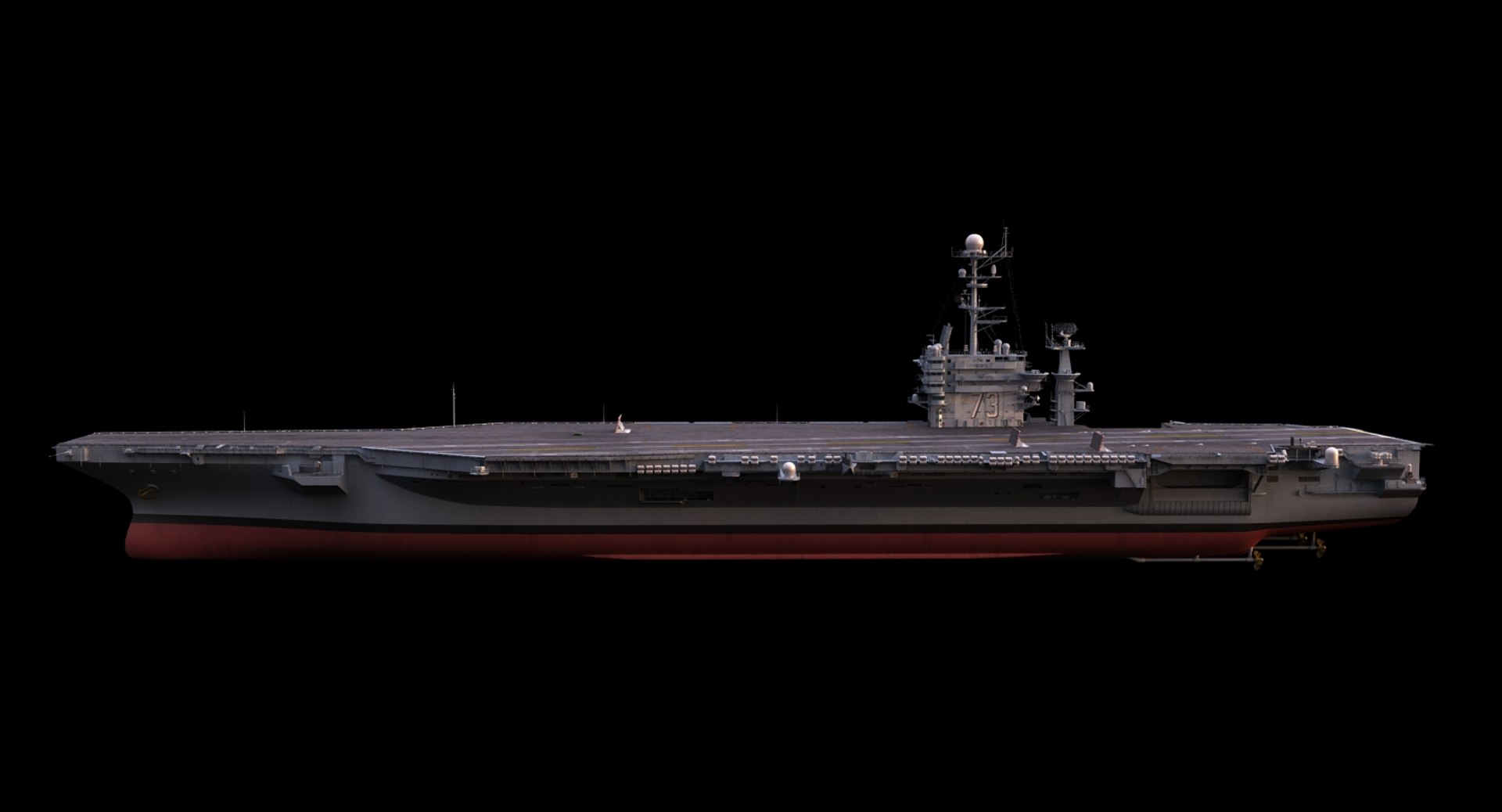 uss george washington aircraft carrier 3d model