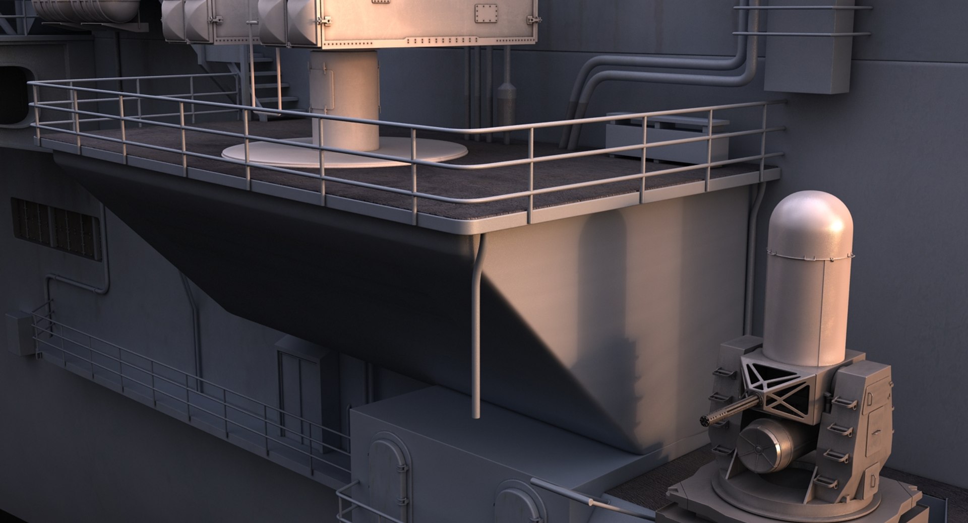 uss george washington aircraft carrier 3d model