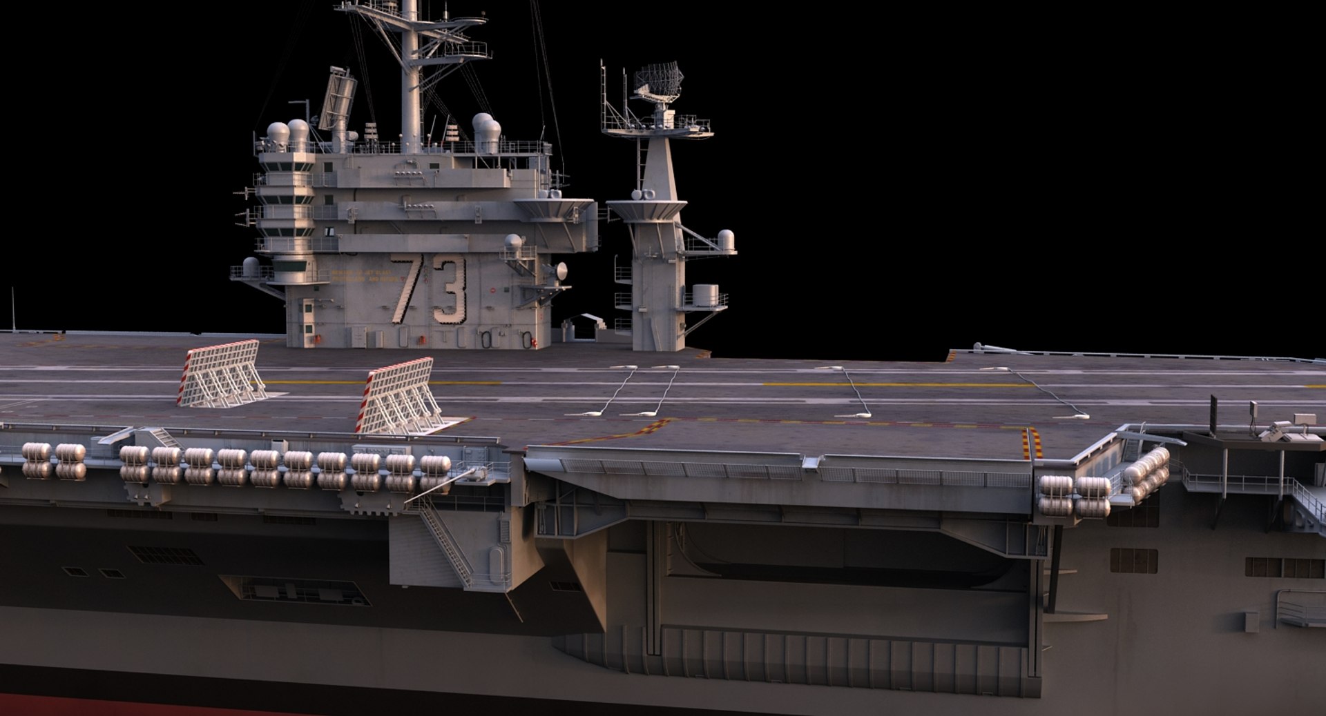 uss george washington aircraft carrier 3d model