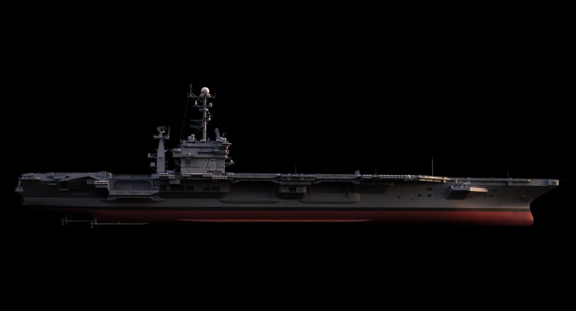 uss george washington aircraft carrier 3d model