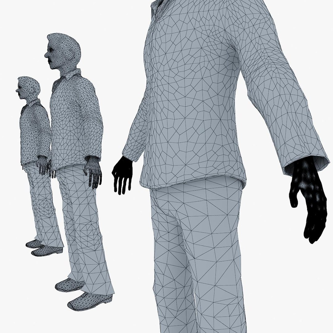 3d Model Fisherman Man